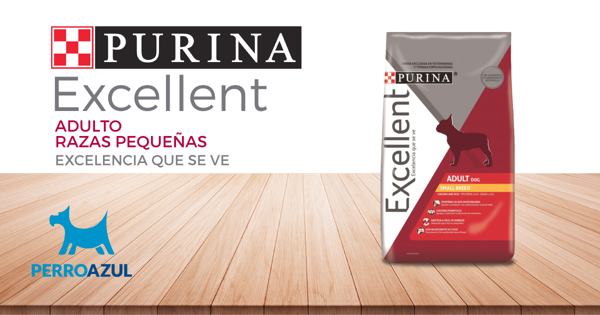 Purina Excellent Adulto Razas Pequeñas 7.5kg | El Perro Azul